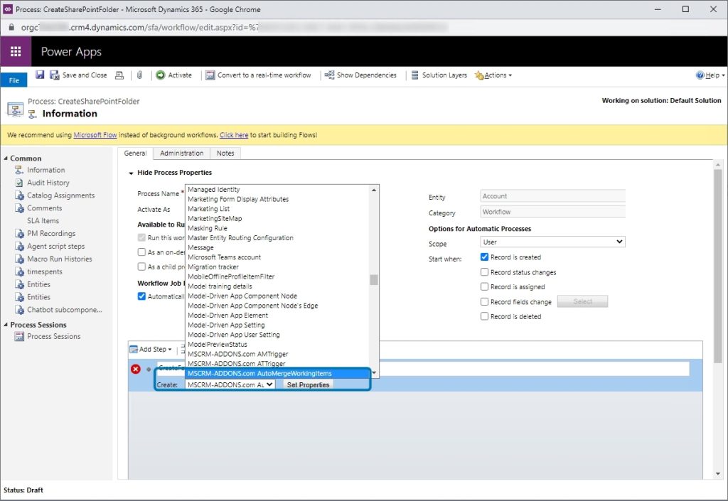 How to automatically create SharePoint folders and subfolders using DocumentsCorePack