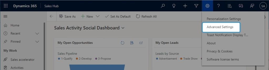 How to create a SettingsKey manually in MS Dynamics 365
