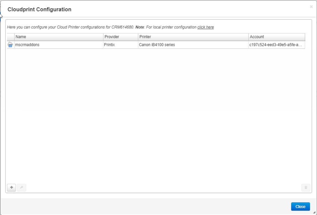 Printix - Printer Configuration for DocumentsCorePack