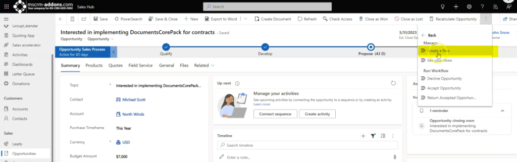 How to automate the E-signature process via Power Automate