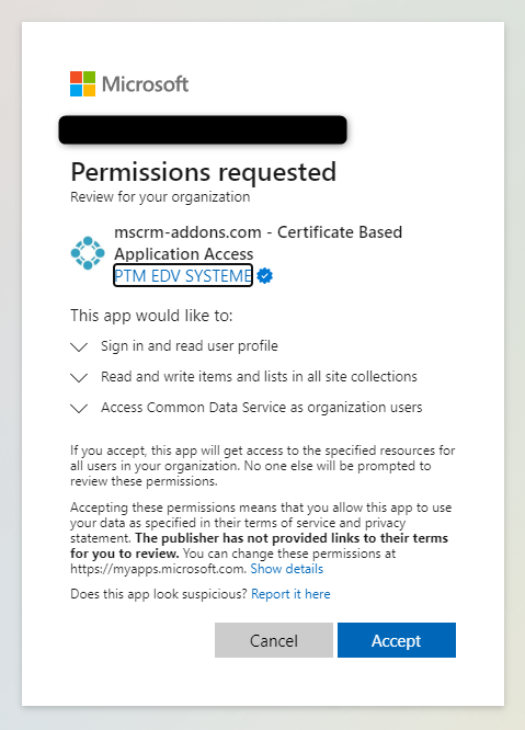 Application Access for Dynamics 365 (App Access) - AttachmentExtractor